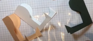 Handmade Paper Stand for Card Display - Ink and Ingenuity