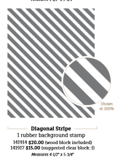 Diagonal Stripe - Ink and Ingenuity