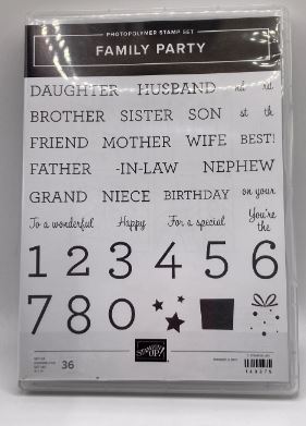 Family Party Stamp Set - Ink and Ingenuity