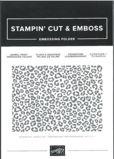 Animal Print Embossing Folder - Ink and Ingenuity