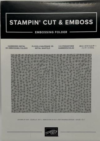 Hammered Metal 3D Embossing Folder - Ink and Ingenuity