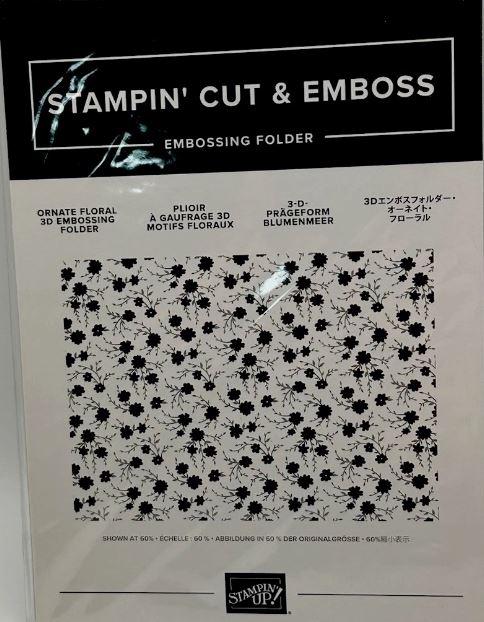 Ornate Floral 3D Embossing Folder - Ink and Ingenuity
