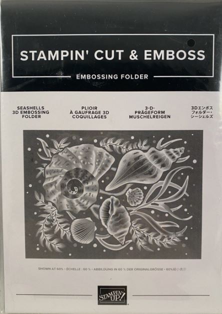 Seashells 3D Embossing Folder - Ink and Ingenuity