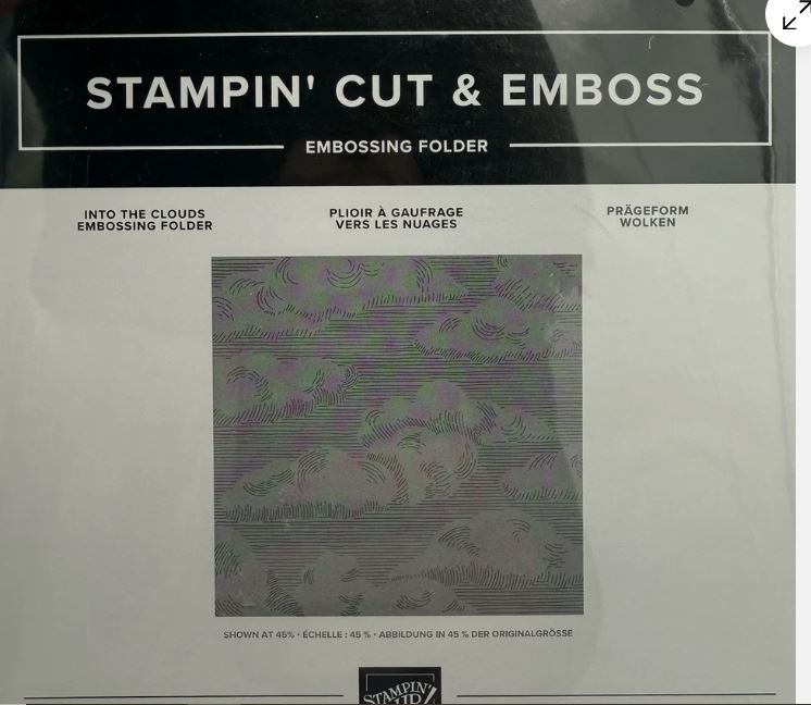 Into the Clouds Embossing Folder - Ink and Ingenuity